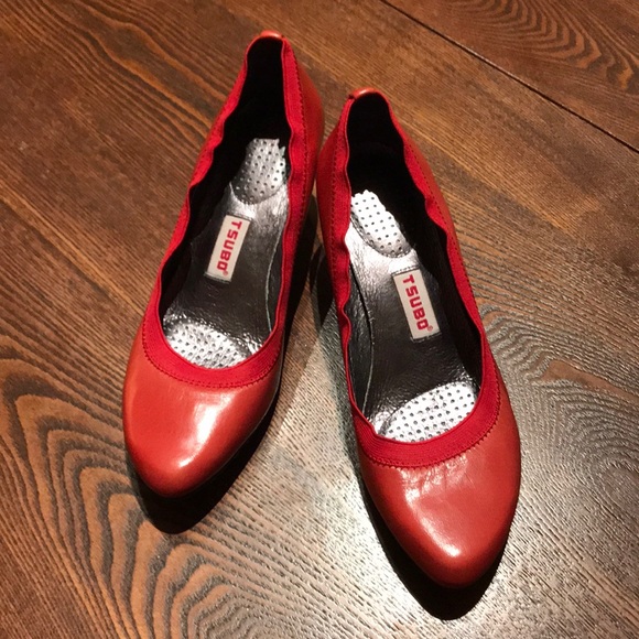 Tsubo | Shoes | Tsubo Red Heels | Poshmark